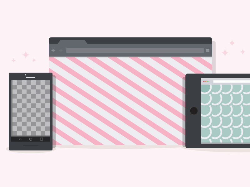 Freebie Backgrounds Hero Illustration by Dave Moy on Dribbble