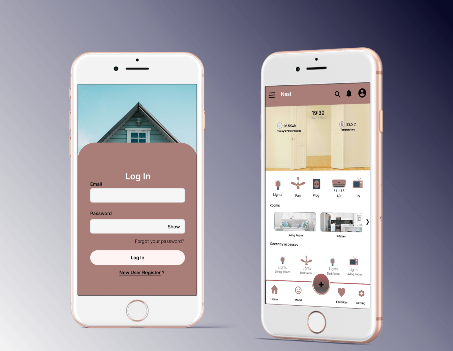 HOUSEE (Smart Home App) by Tina Lidia on Dribbble