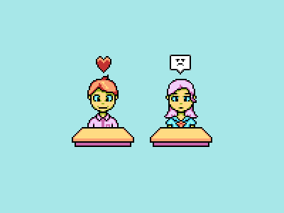 Classmates by Konstantino on Dribbble