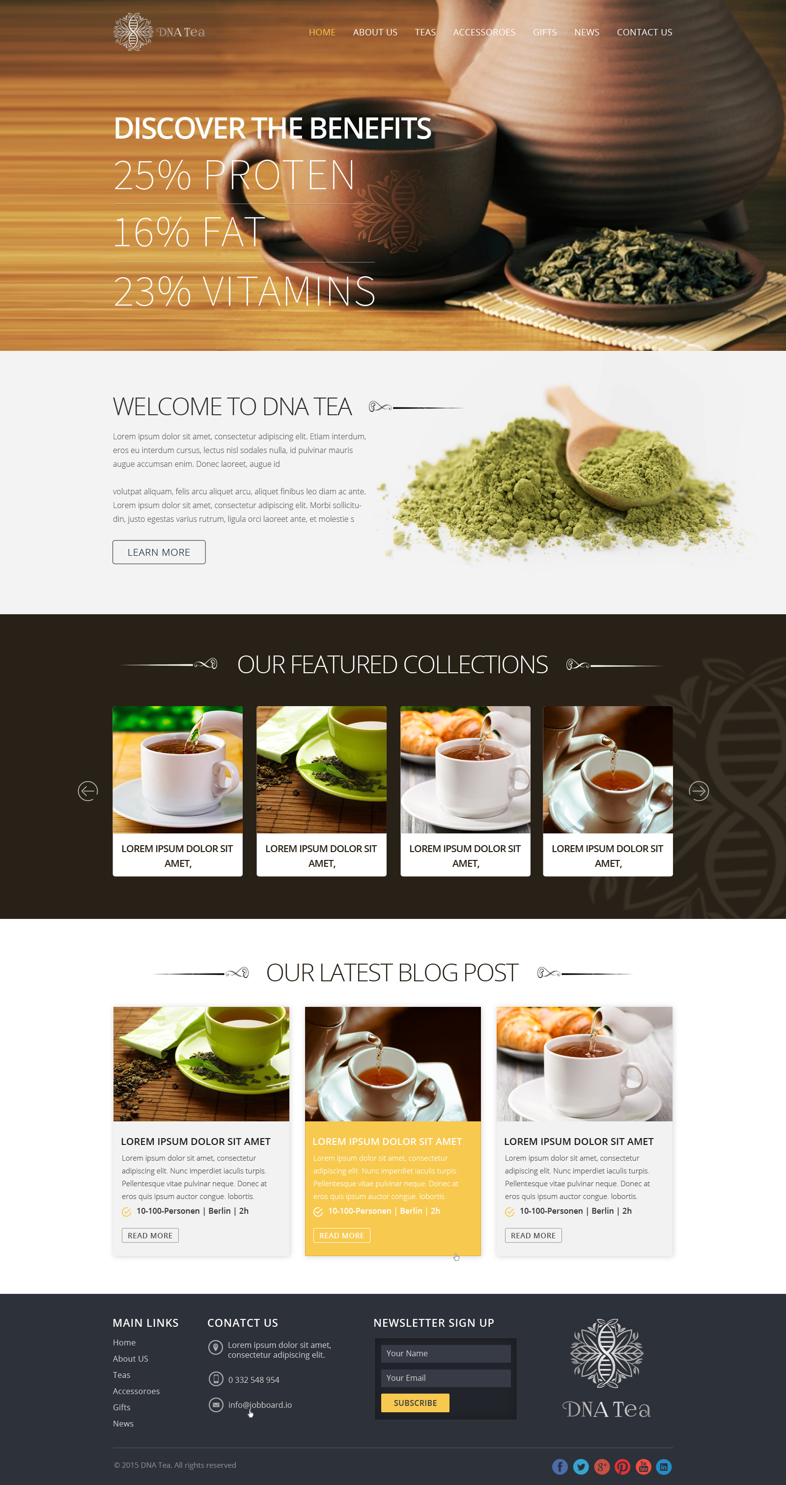 Dna Tea Copy by ESolz on Dribbble