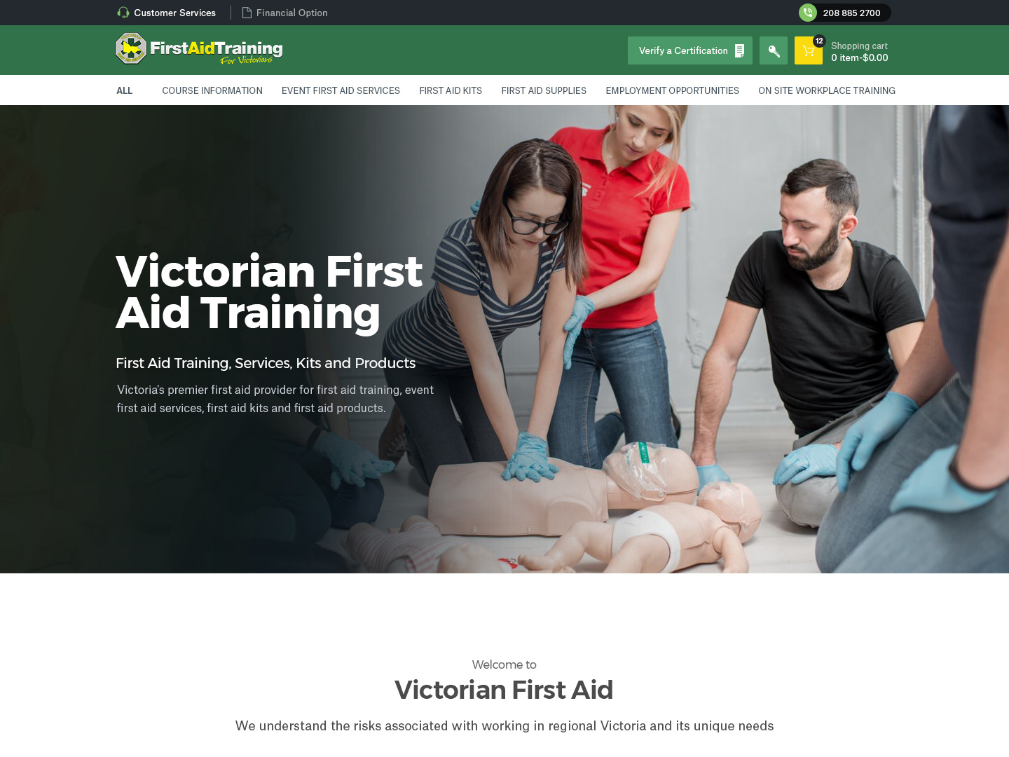 Dribbble - victorian-first-aid_home_1_bhaskar.jpg by ESolz