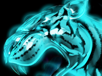 Tiger Glow by Nate Farro on Dribbble