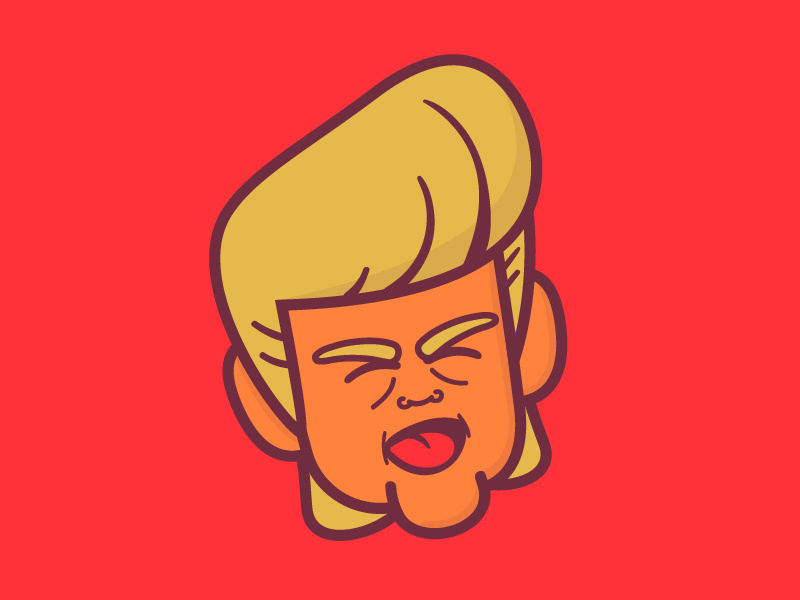 T Rump by Nate Farro on Dribbble