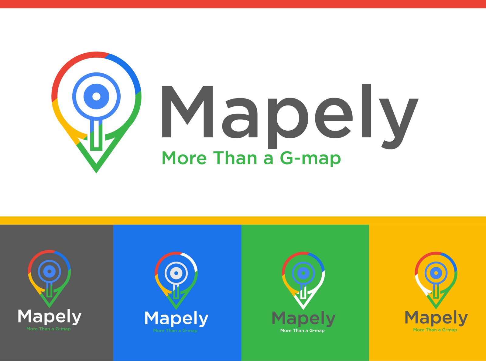 Mapely Logo | Advance User-friendly Google Map | DesignoFly by Designofly on Dribbble