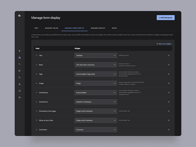 Configuration UI designs, themes, templates and downloadable graphic ...