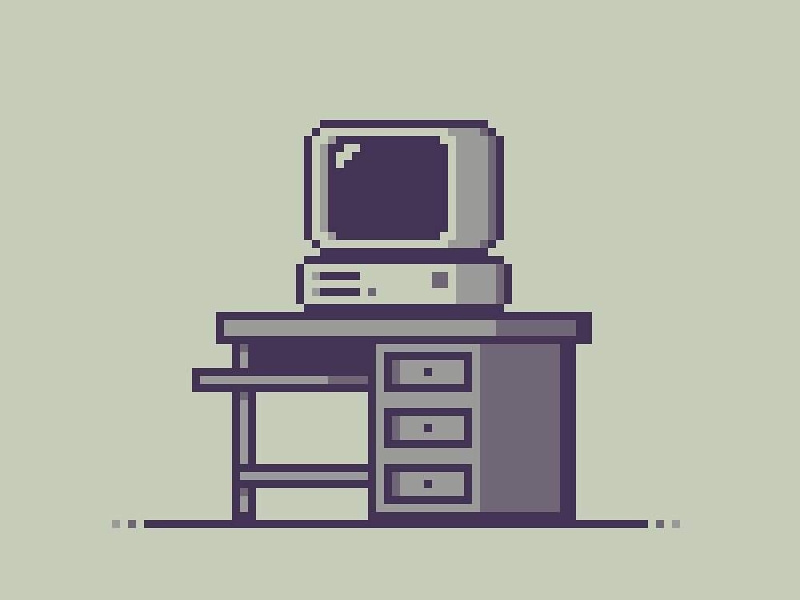 Vintage Computer by Salman Babar on Dribbble
