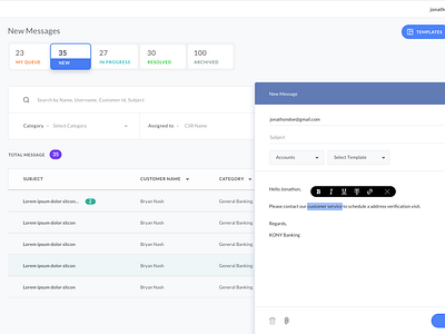 Admin panel by RajivB. on Dribbble
