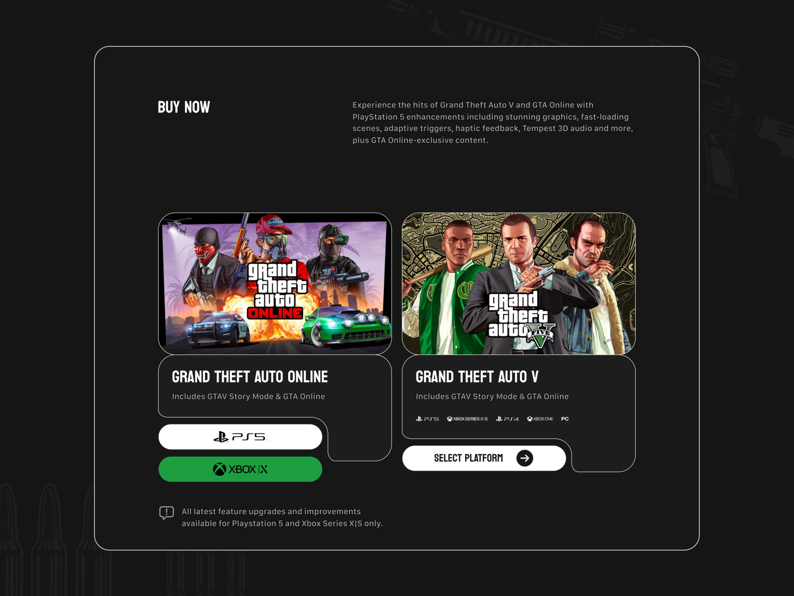 Redesign Rockstar Games | Website | UI/UX by Ilona Kozer on Dribbble