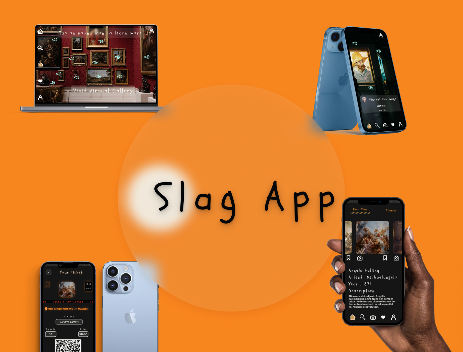 SLAG art history app by Saumya Vats on Dribbble