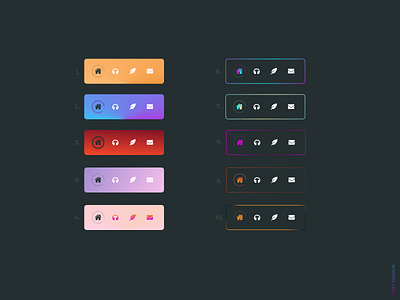 Tab Bar Store UI/UX kits by Kenan on Dribbble