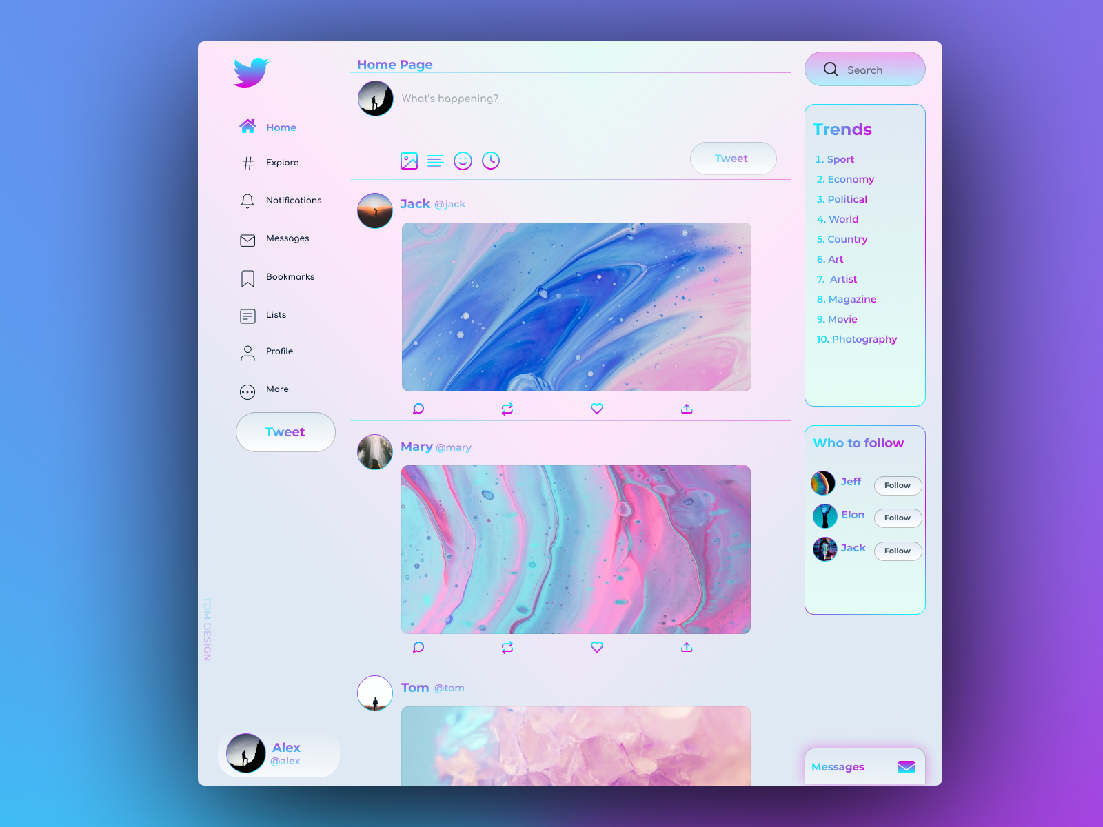 Twitter Redesign Work By Kenan On Dribbble twitter-redesign-work-by-kenan-on-dribbble