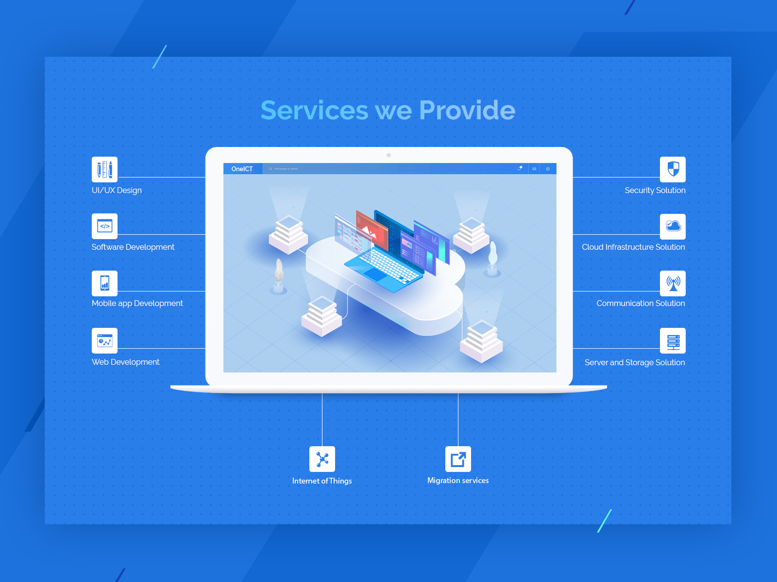 Illustration for ict Service Provider by Hasanuzzaman on Dribbble