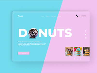 Donut ui design by Eseoghene Ighofose on Dribbble