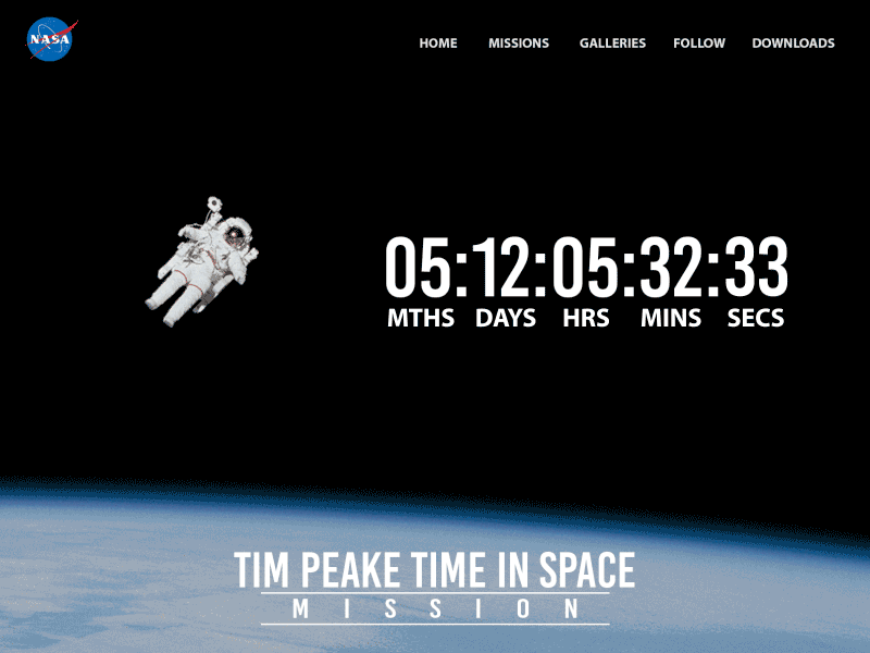 Daily Ui 14 100 Countdown Timer By Adam Sidaway On Dribbble