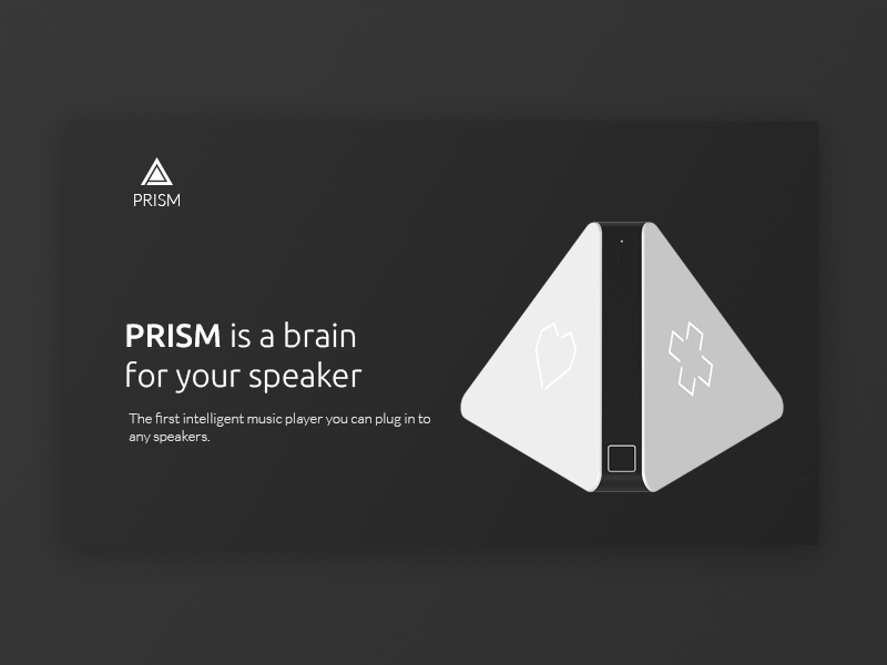 UI Playground #1 - PRISM Hero by Aniruddha Bhattacharya on Dribbble