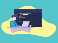 Web Developer Illustration v2 by Aniruddha Bhattacharya | Dribbble ...
