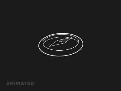 Compass Icon Animation by Søren Clausen on Dribbble