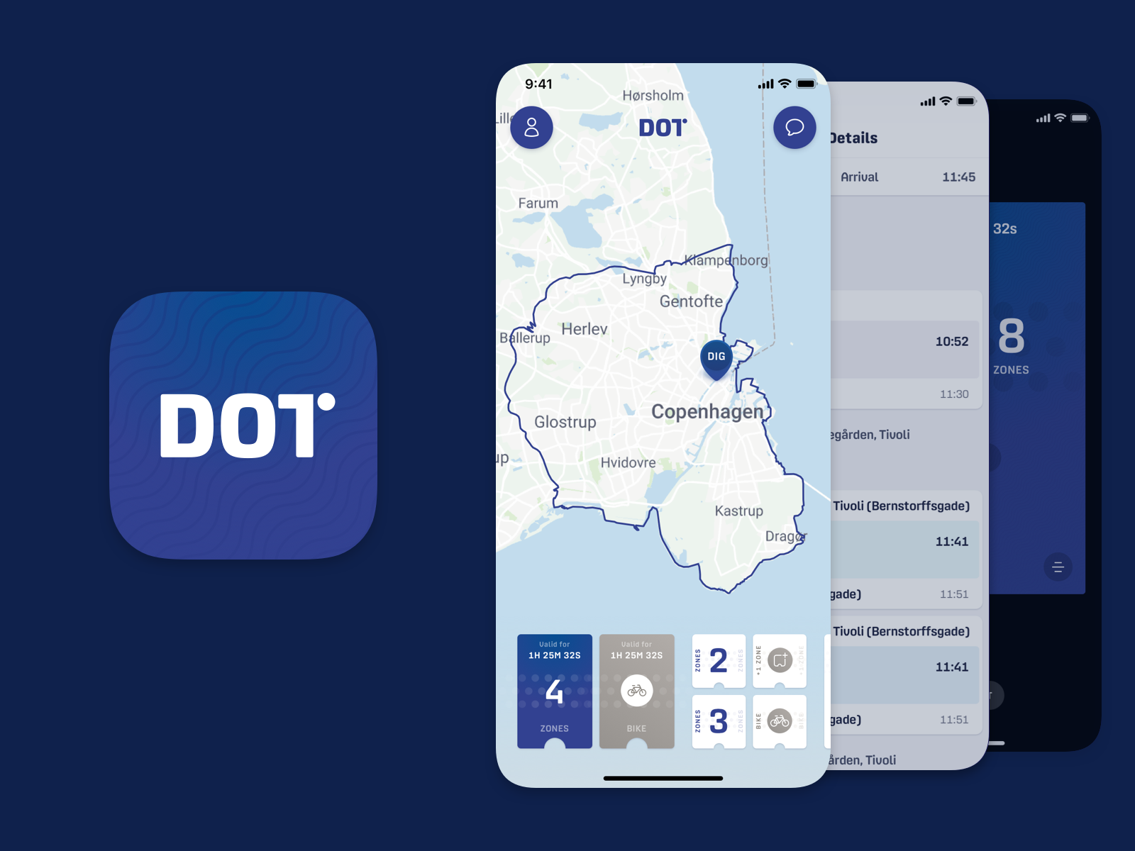 DOT – New ticket booking app by Søren Clausen for Monstarlab on Dribbble
