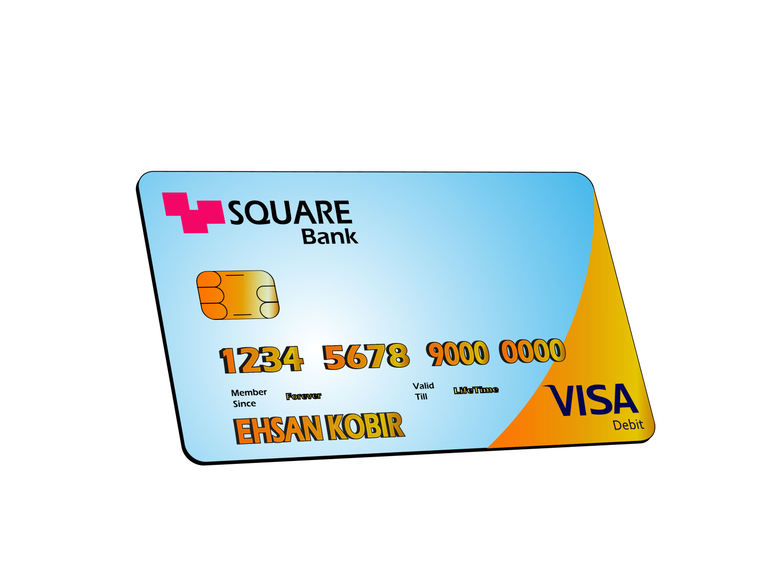 Debit Card Design by Ehsan Kobir on Dribbble