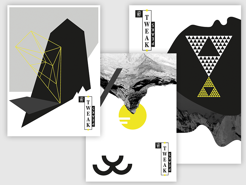 Tweak Peaks - Posters by Florian Unterholzner on Dribbble