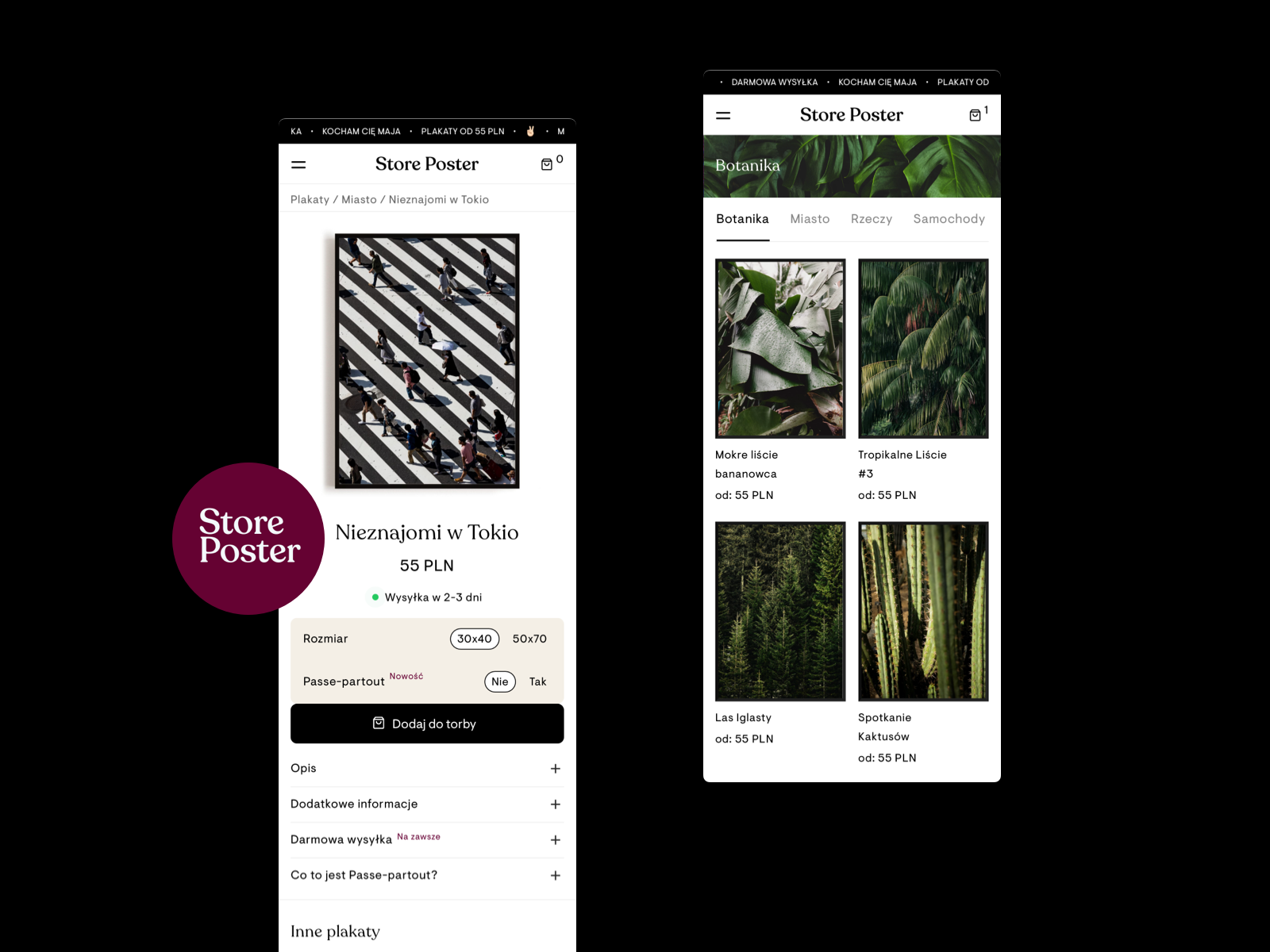 Store Poster - Product Listing & Page by Ariel Jędrzejczak on Dribbble