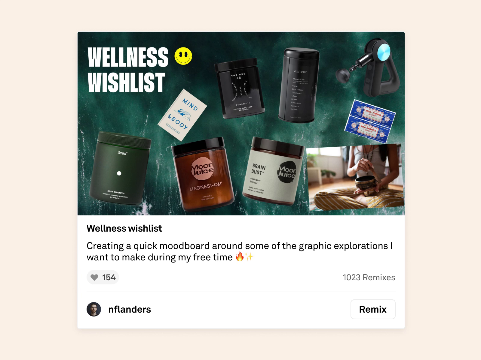 Feed Action Card _ Expløration by micah carroll. on Dribbble