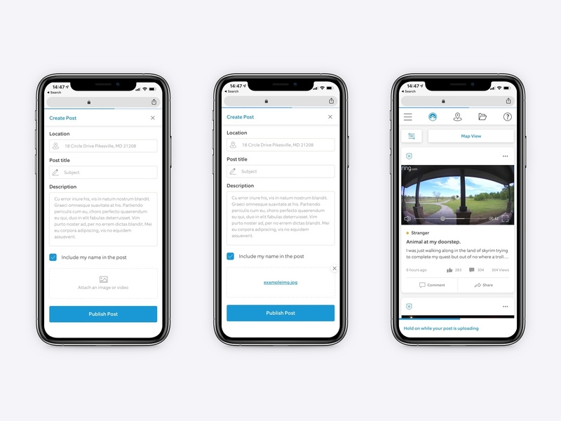 Post Creation UI - Web App by Micah Carroll on Dribbble