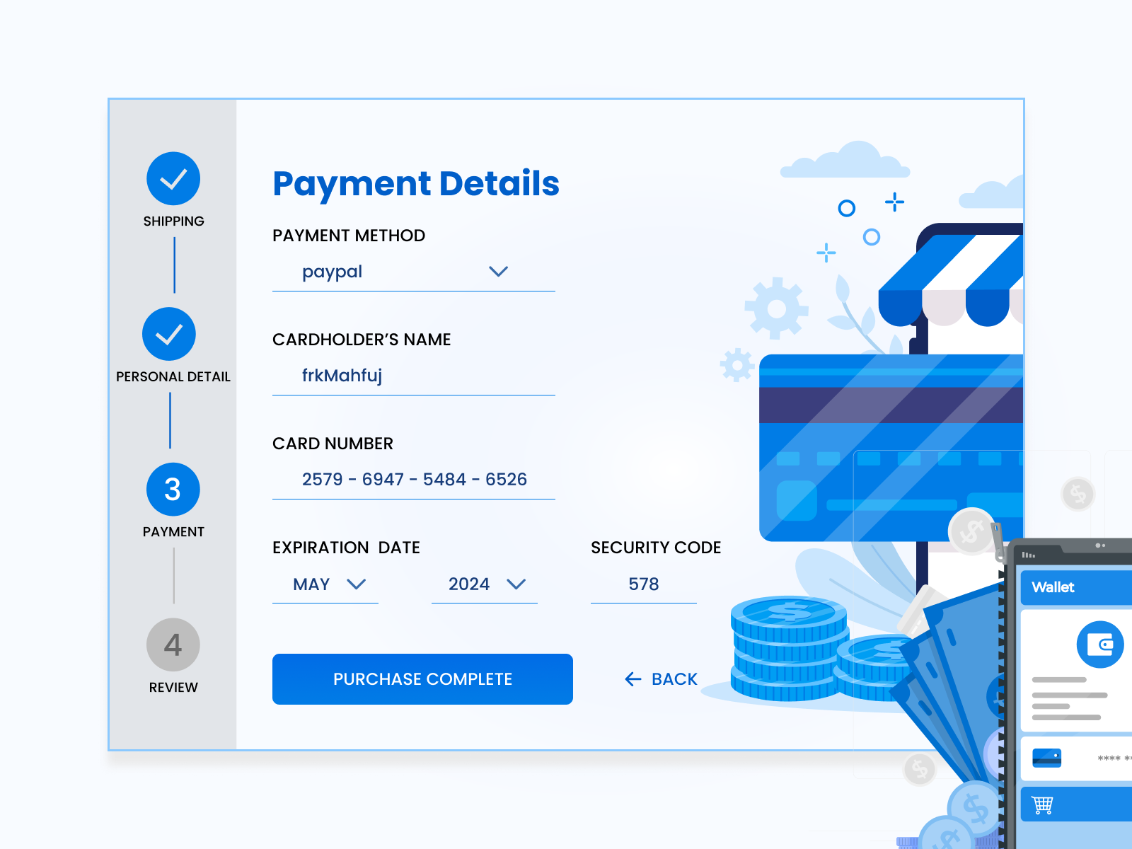 Checkout Ui Challenge 2 Ui Design By Omor Faruk Mahfuj On Dribbble 