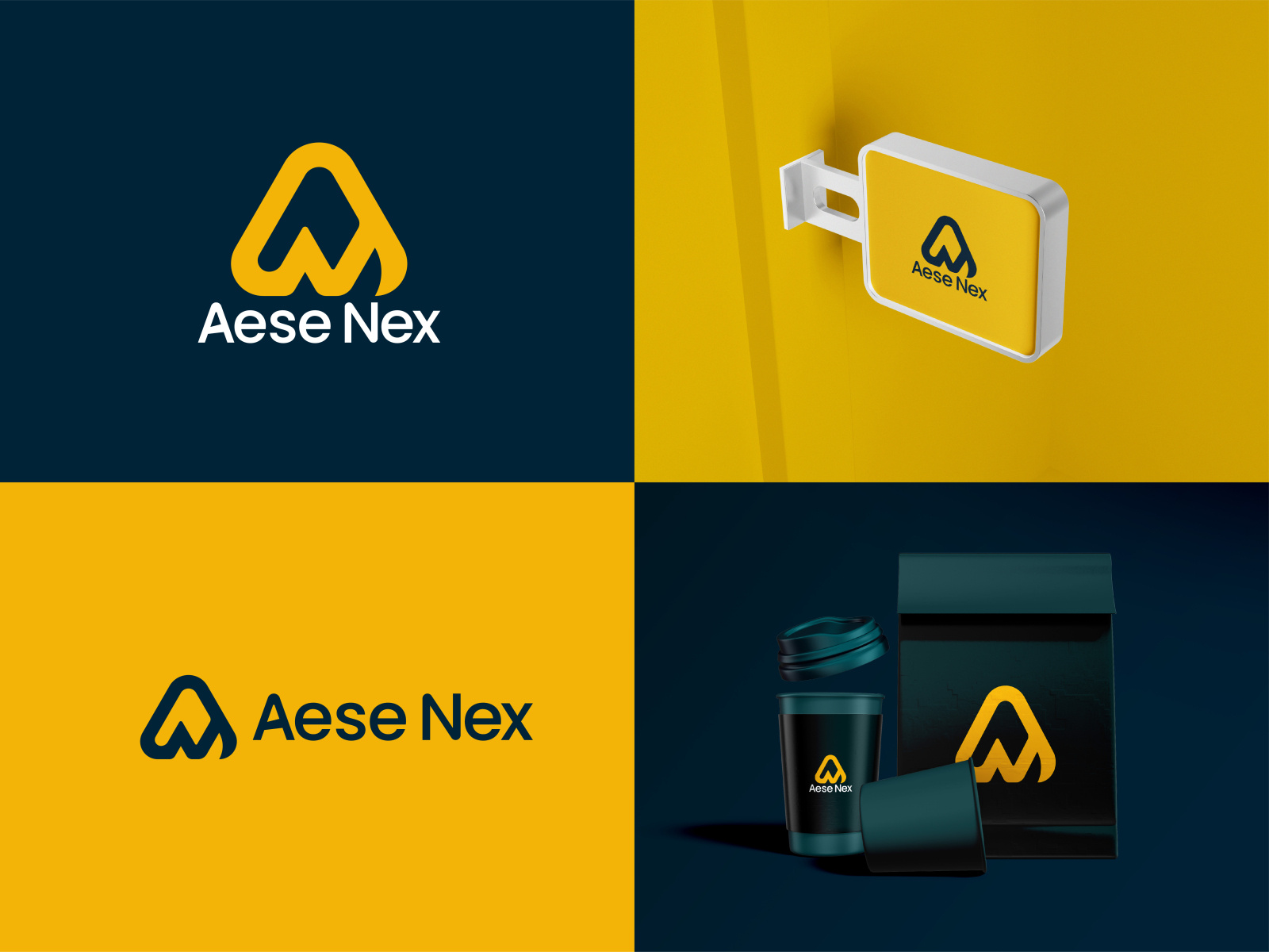 Letter A+N Logo by Arafat Mahmud on Dribbble