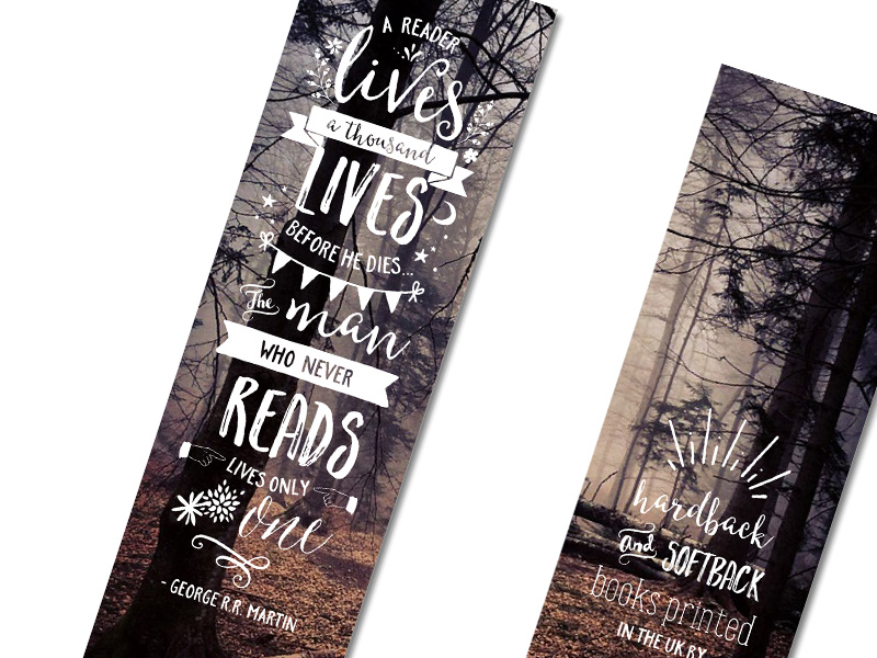 Promotional Bookmark by Michelle Freer on Dribbble