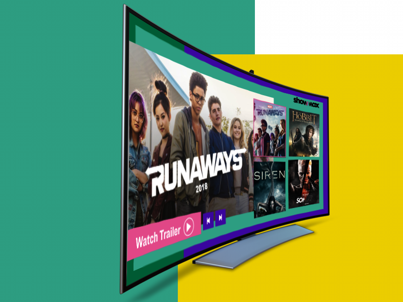 Showmax Concept - Curved TV by Kagiso Siphiwe Nyalunga on Dribbble