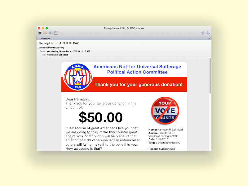 Daily UI: Email Receipt (Day 17) by Mark Congiusta on Dribbble