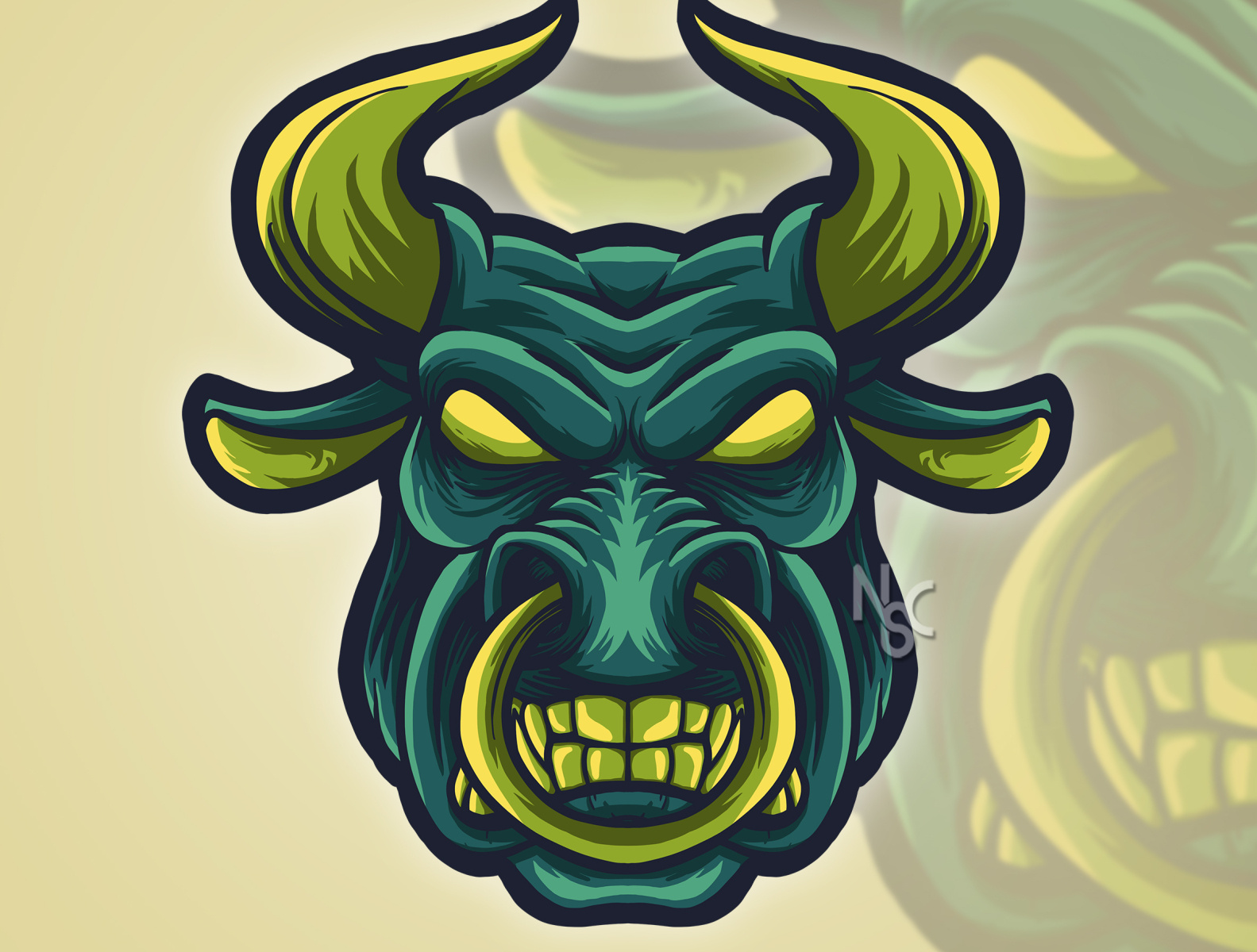 BULL HEAD by NSC.gd on Dribbble