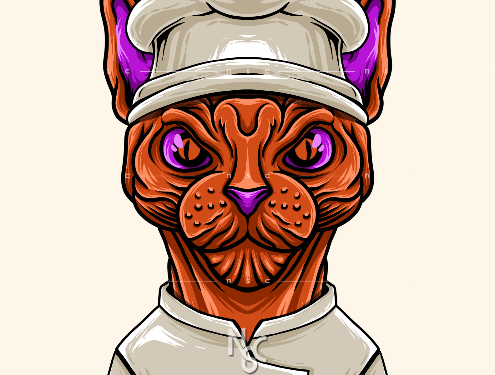 Sphynx Chef.NFT Collectibles by NSC.gd on Dribbble