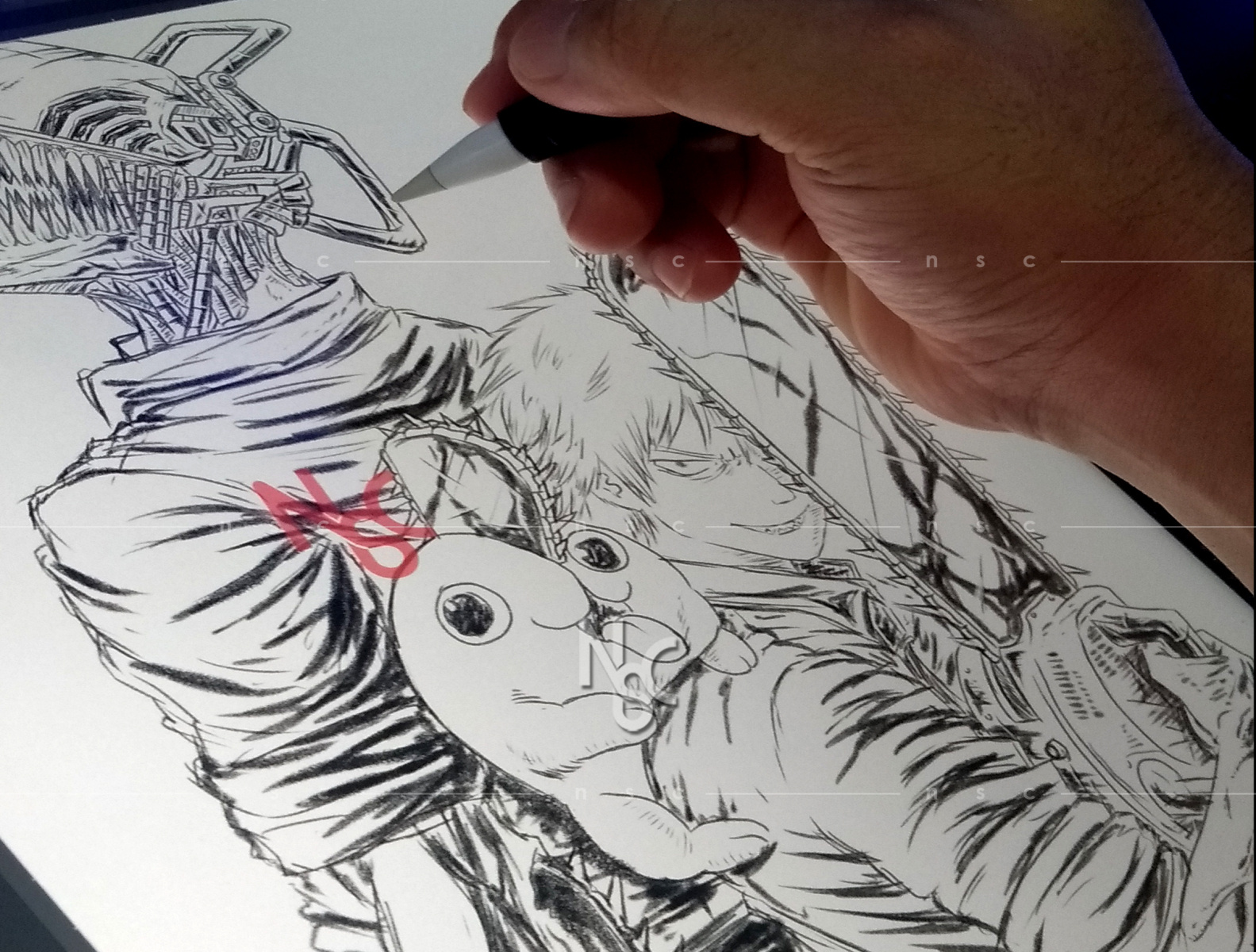 Chainsaw Man Denji - Sketching Process by NSC.gd on Dribbble