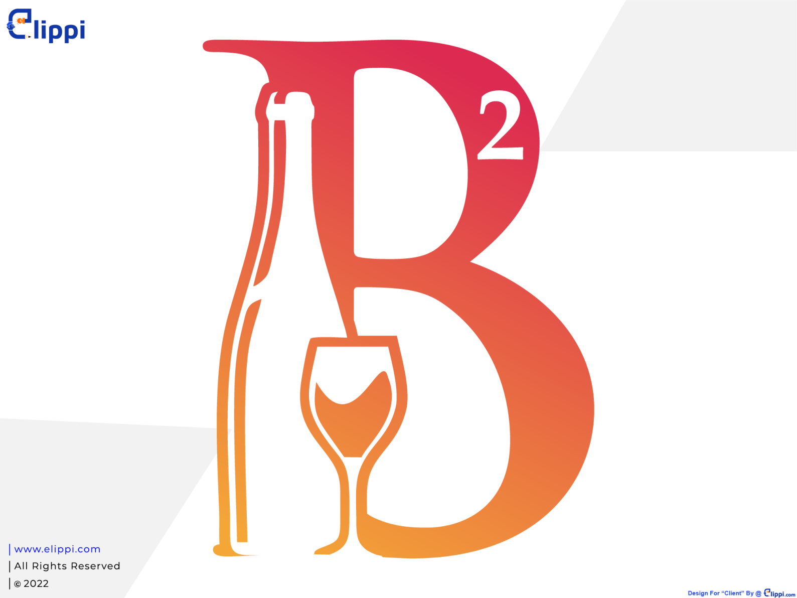 B2 Beer Combination Mark Logo Design For Client by Elippi on Dribbble