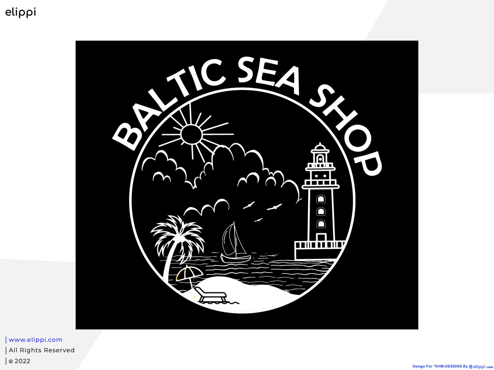 Baltic Sea Shop Version 2 Logo Design For Client by Elippi on Dribbble