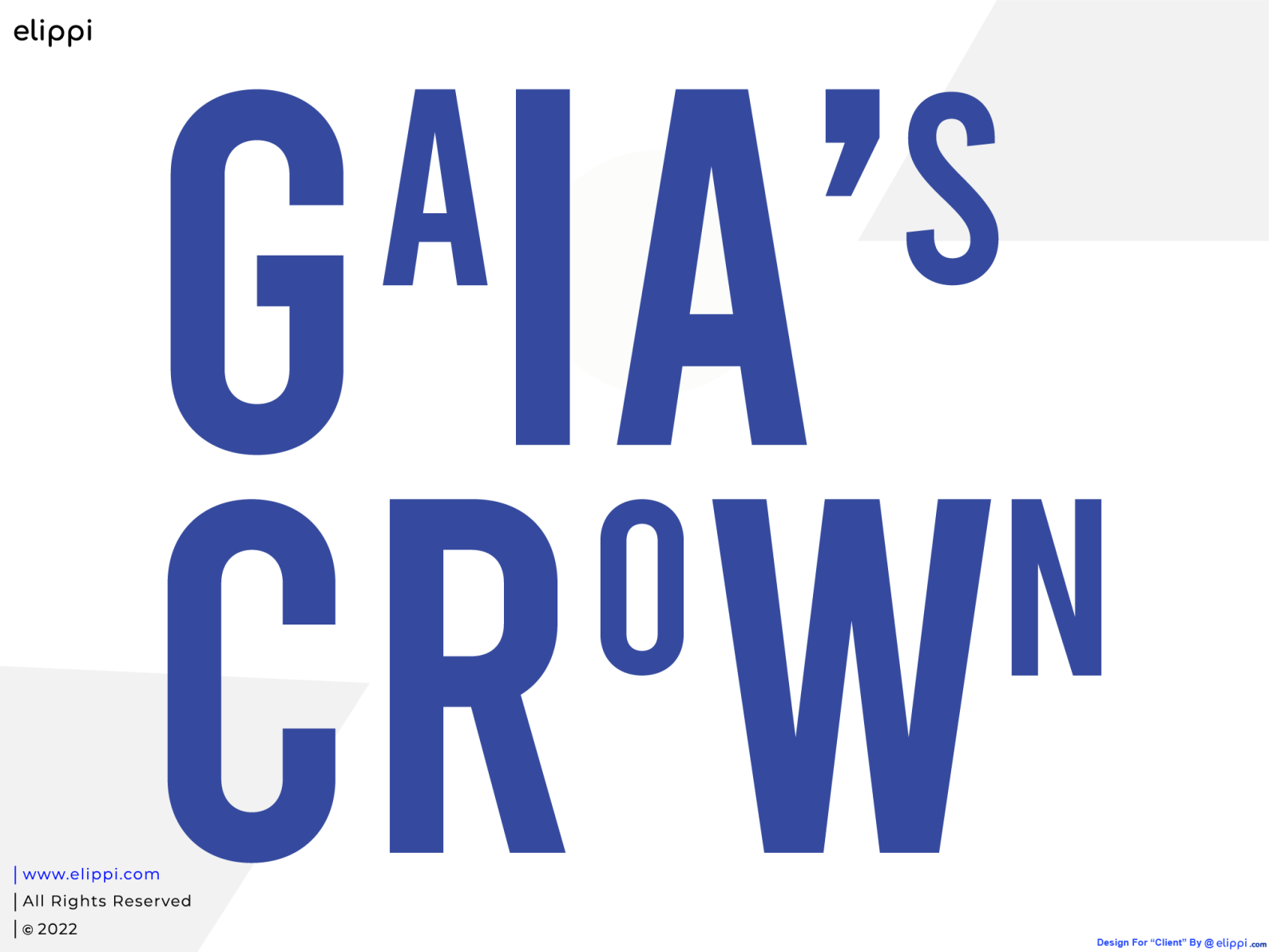 Gaia's Crown Logo Version 2 Design For Client by Elippi on Dribbble