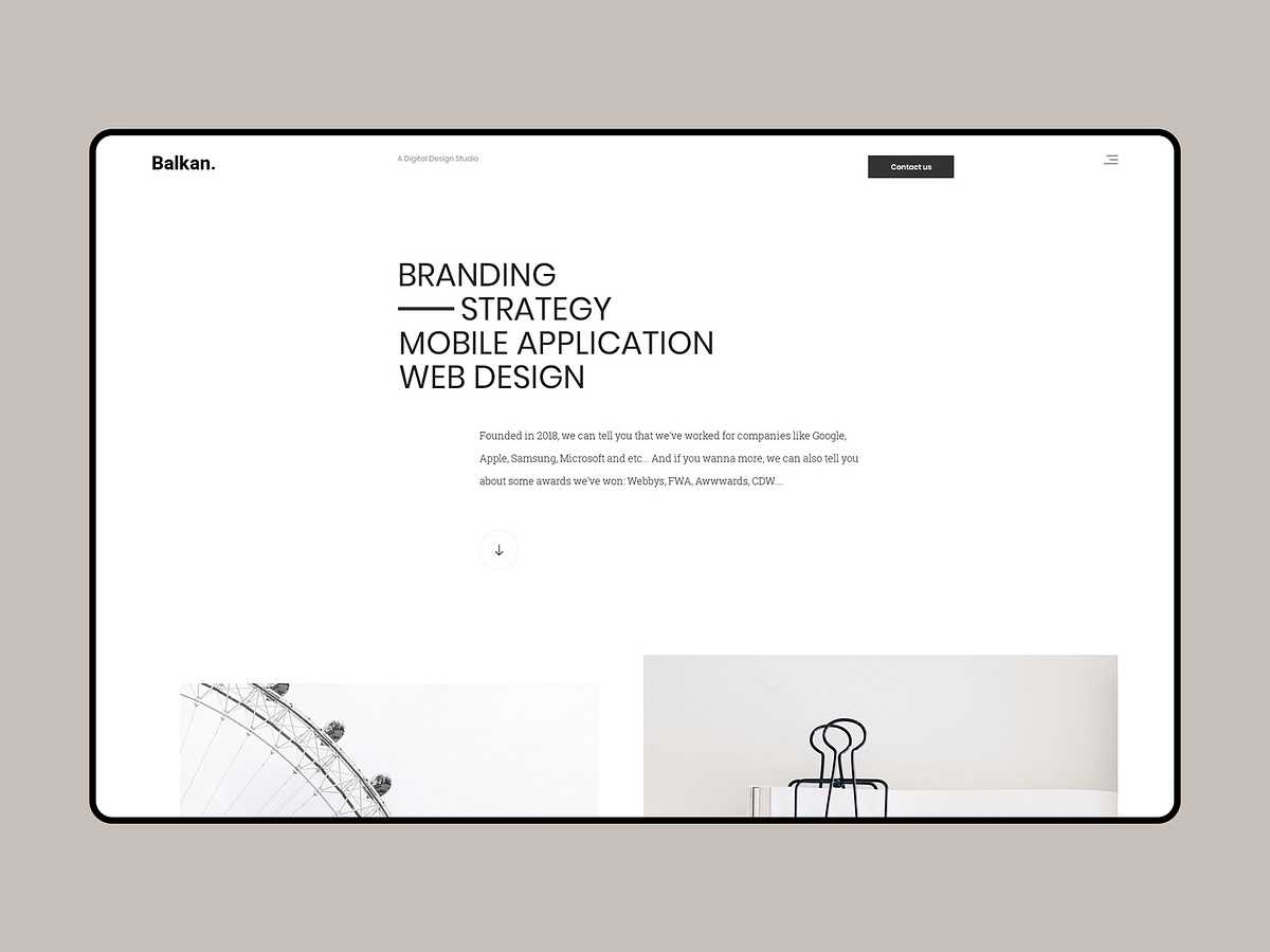 Portfolio - Hero header by Laingockien 👨🏻‍💻 on Dribbble