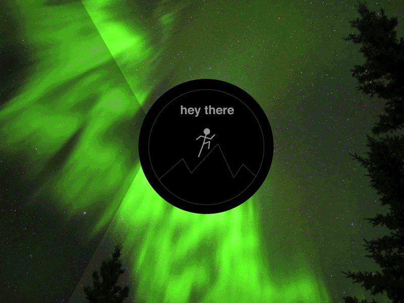 Custom homepage animation by Tereza Novotna on Dribbble