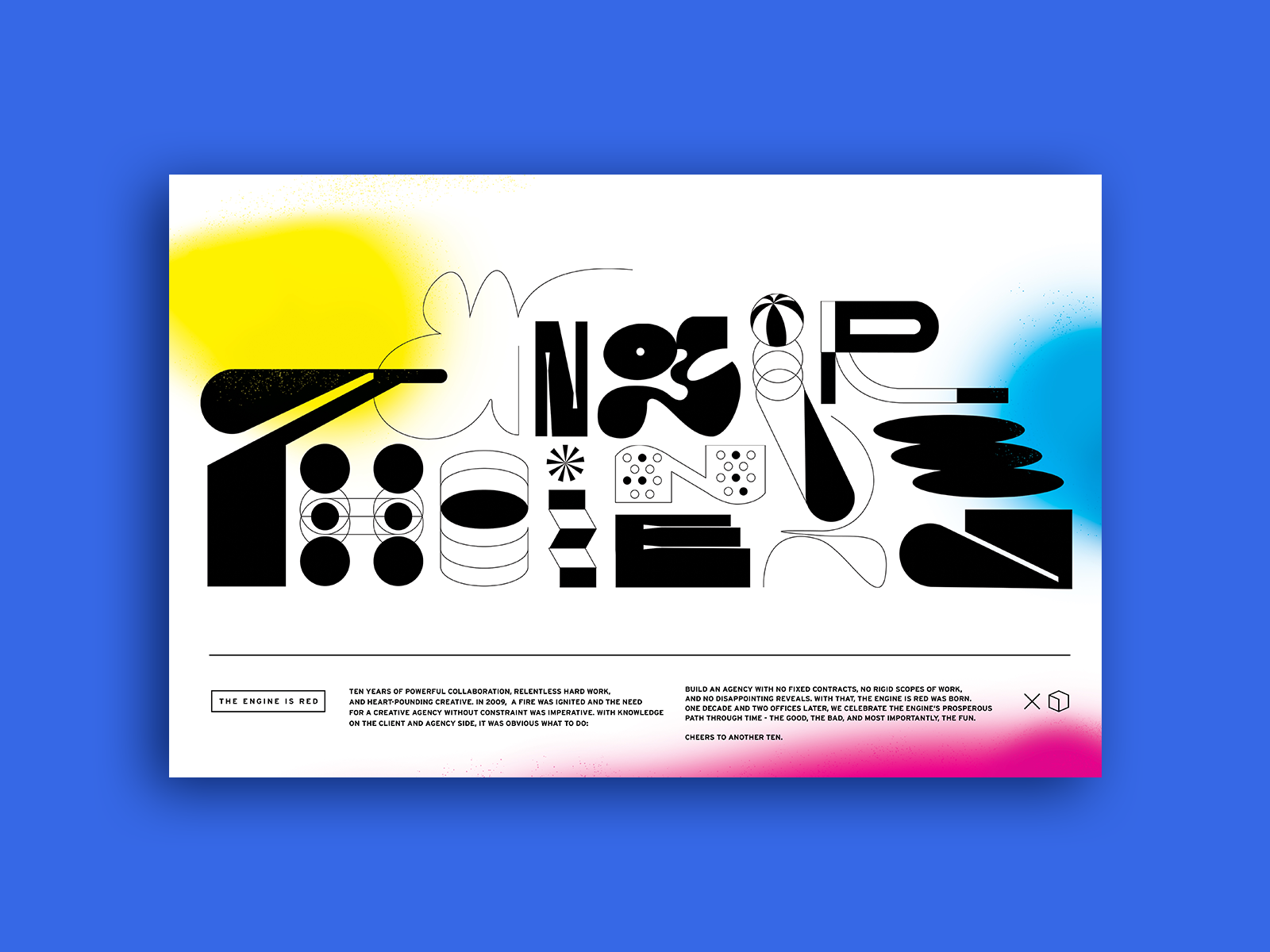 The Engine is Red - Lettering 10 Year by Christian Gould on Dribbble