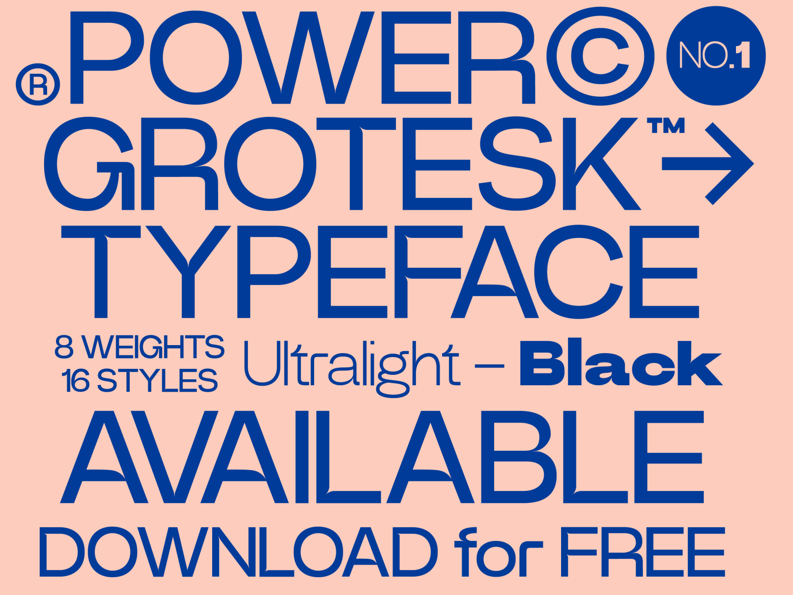 Power Grotesk Font by Power Type™ Foundry on Dribbble