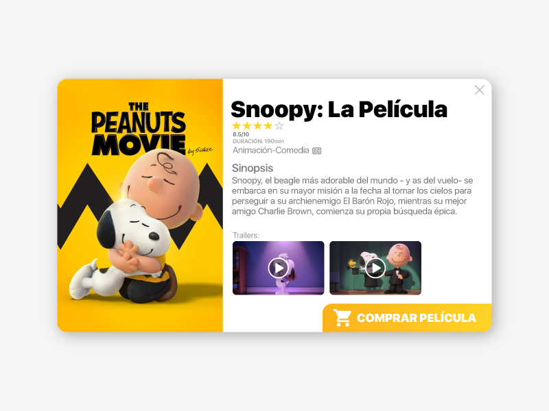 Movie PopUp 🎬 by Natanael on Dribbble