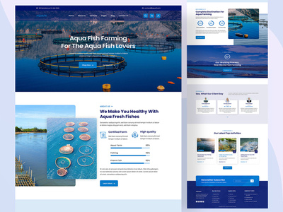 Sea Fish Website UI Design For Uganda Client by ansar_designer on Dribbble