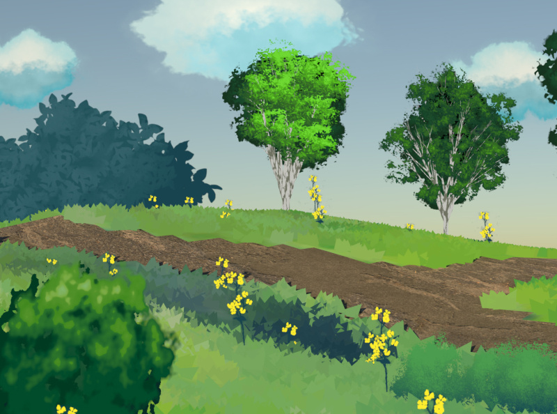 Cartoon anime scene made with blender by Nafsul Mursalin on Dribbble