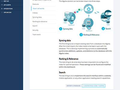 Algolia - Getting Started by Kevin Granger on Dribbble