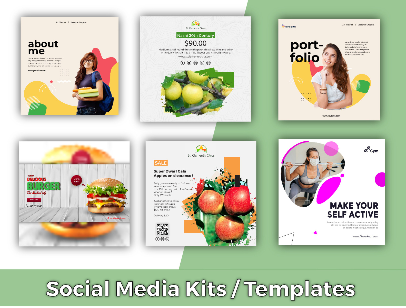 Social Media Kit Design by Md Shazzad Hossain on Dribbble