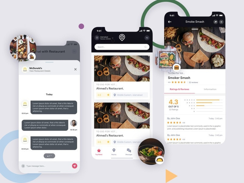Fast Food App UI design For Germany Client by ansar designerz on Dribbble