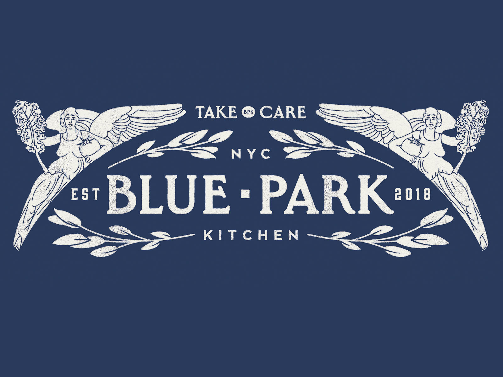 Blue Park Kitchen Menu Header by Hungry Studio on Dribbble