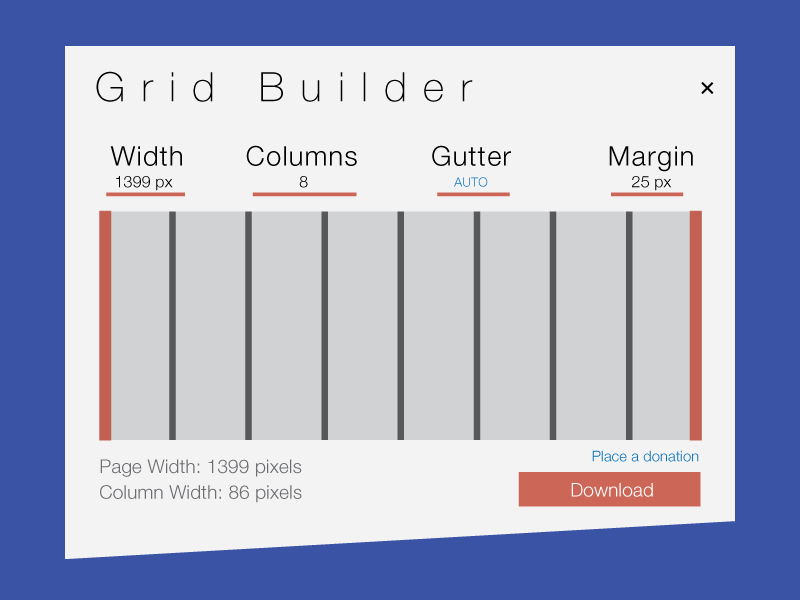 030 Grid Widget by Kelsey Olson on Dribbble